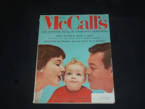 1957 AUGUST MCCALL'S MAGAZINE - SENATOR JOHN F. KENNEDY STORY - SP 6919 ...