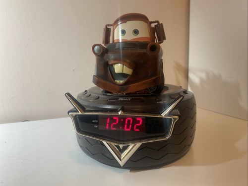 Disney Pixar Cars Tow Mater Truck Radio, 5 Wake Up Call, Talking Alarm ...