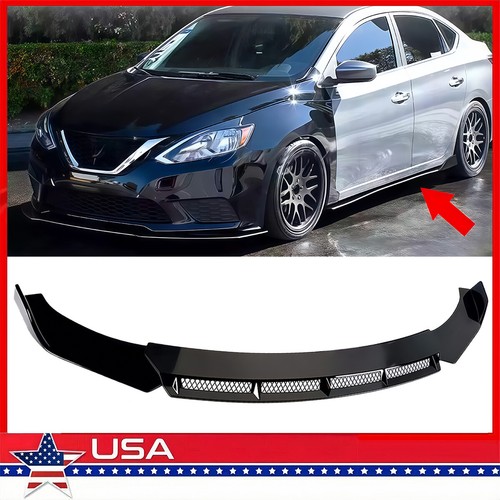 For Nissan Sentra 2010-2014 Front Bumper Lip Spoiler Splitter Body Kit ...