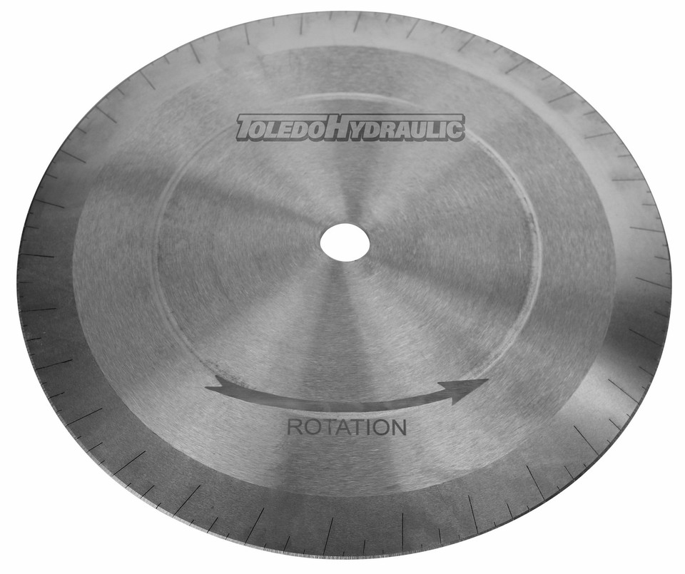 Toledo Hydraulic Hose Cut Off 8" X 5/8" Arbor Micro-Slotted Blade fits ...