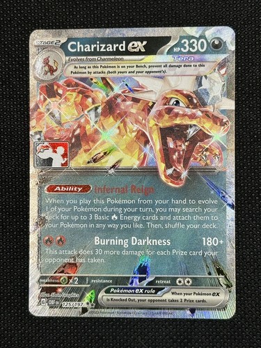 Pokemon CHARIZARD EX Holo Play! Prize Pack Series 4 125/197 Stamped ...