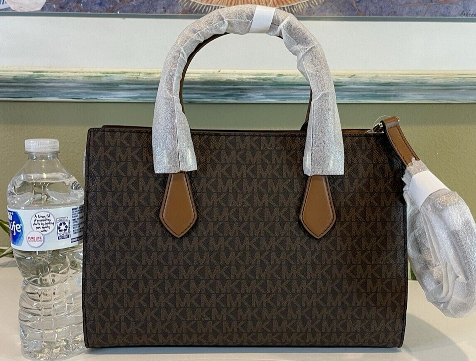 MICHAEL KORS SHEILA MEDIUM TRIPLE COMPARTMENT SATCHEL SHOULDER BAG MK ...