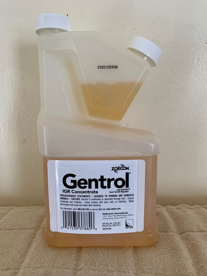 Zoecon GENTROL IGR Insect Growth Regulator Bedbug Cock Roach Fruit ...