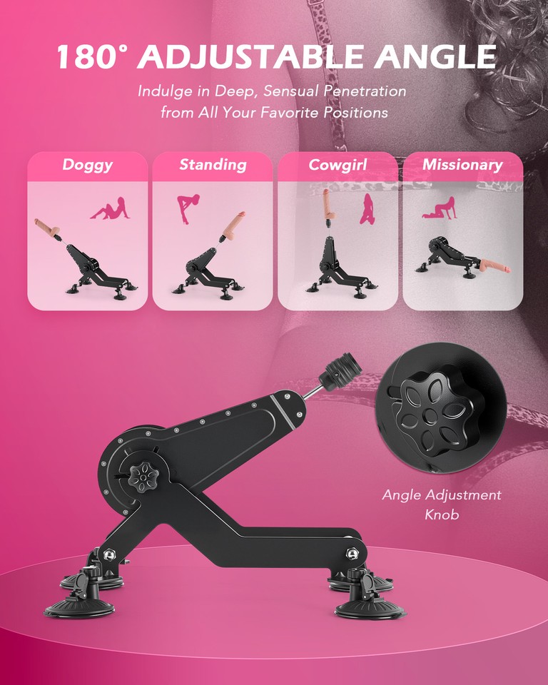 Y-NOT 72W Automatic Sex Machine Vibrating Thrusting Love Machine Adult ...
