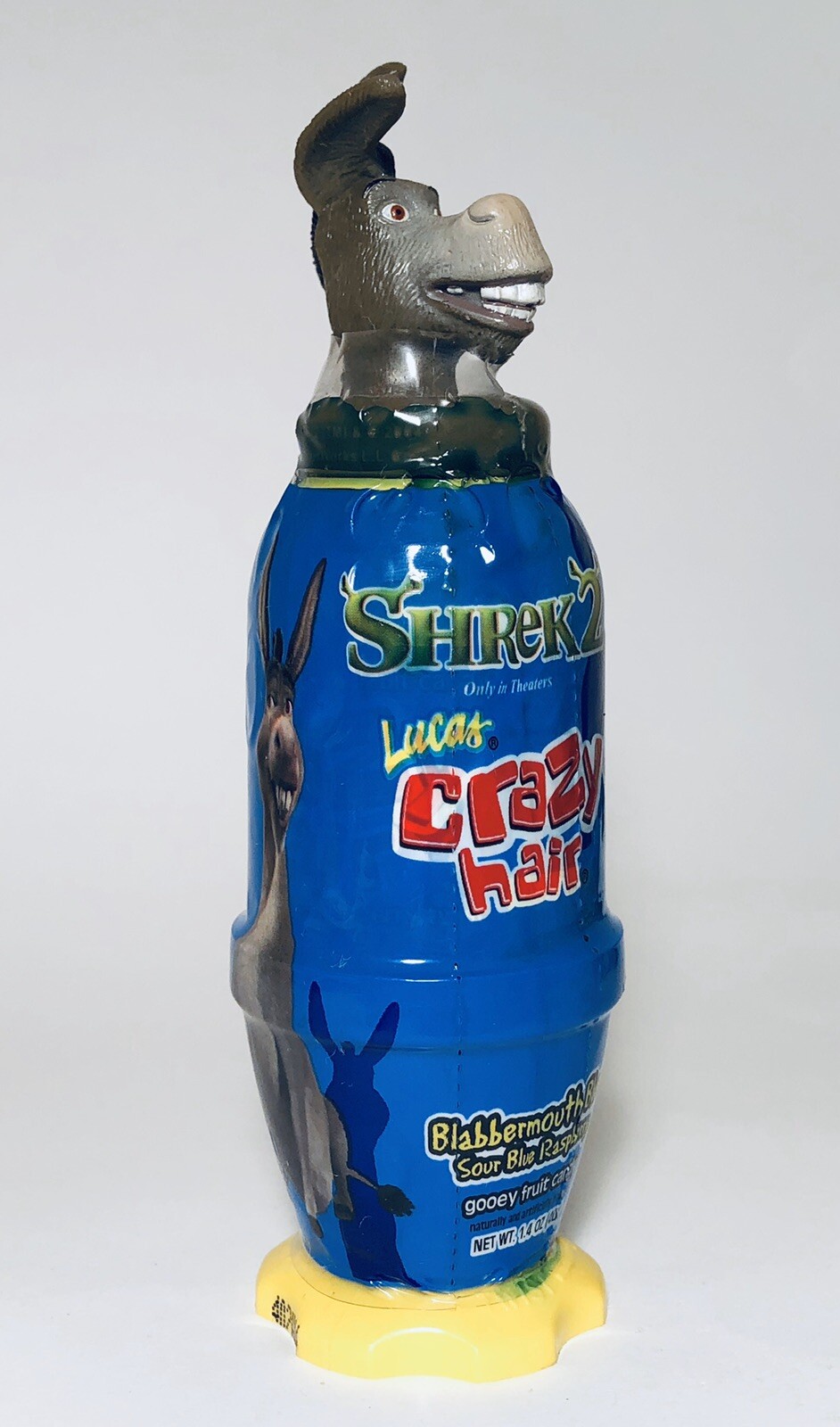 Vintage 2004 SHREK 2 Lucas DONKEY Candy Container CRAZY HAIR mexico ...