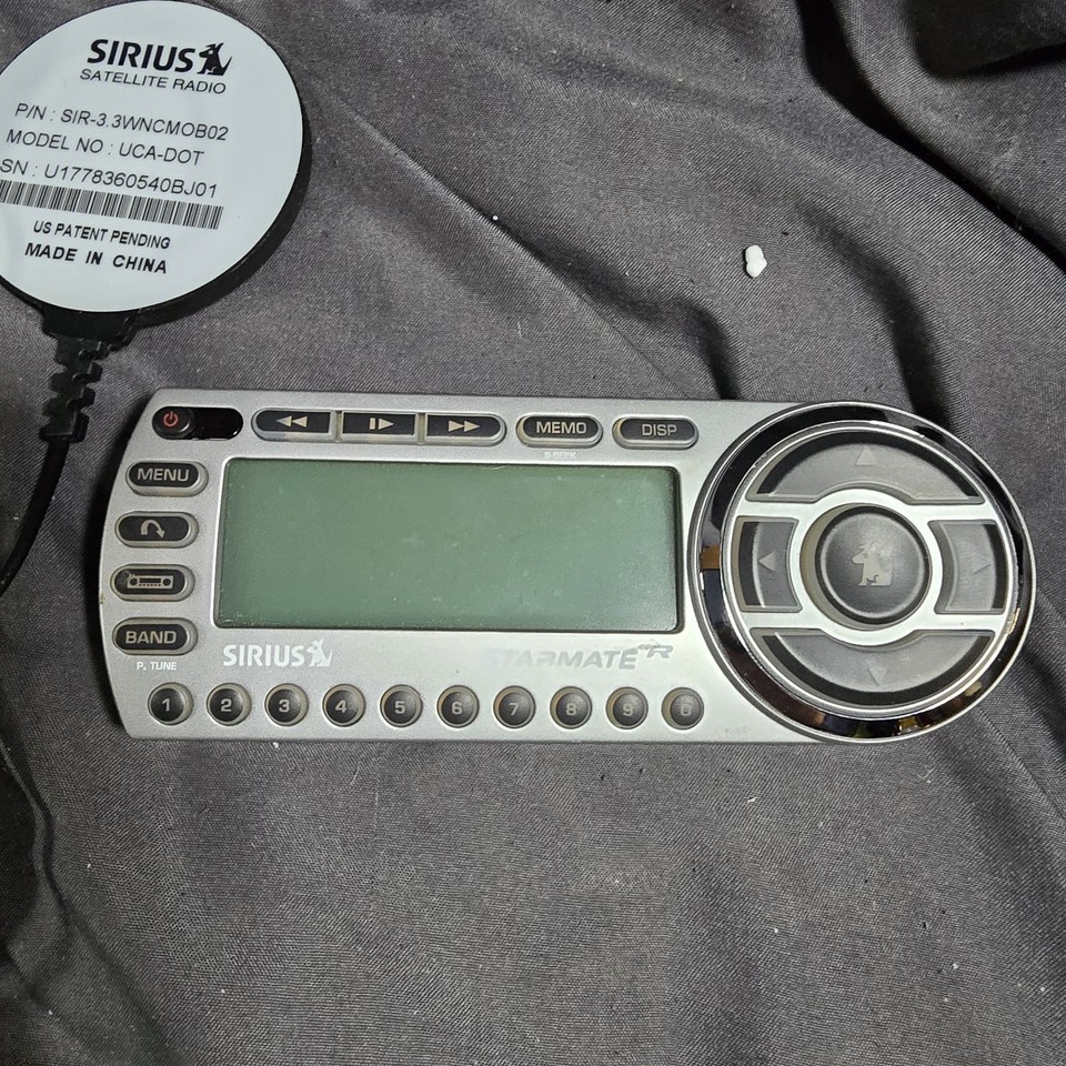 LOT OF 8 Receiver Sirius Starmate, Roady Xt, Stratus, Antenna Boomboxes ...