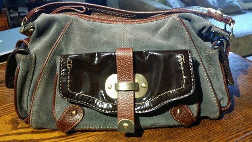Rafe Grey Suede Hobo Handbag | eBay