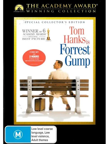 FORREST GUMP DVD TOM HANKS 2 DISC COLLECTOR'S EDITION BRAND NEW ...