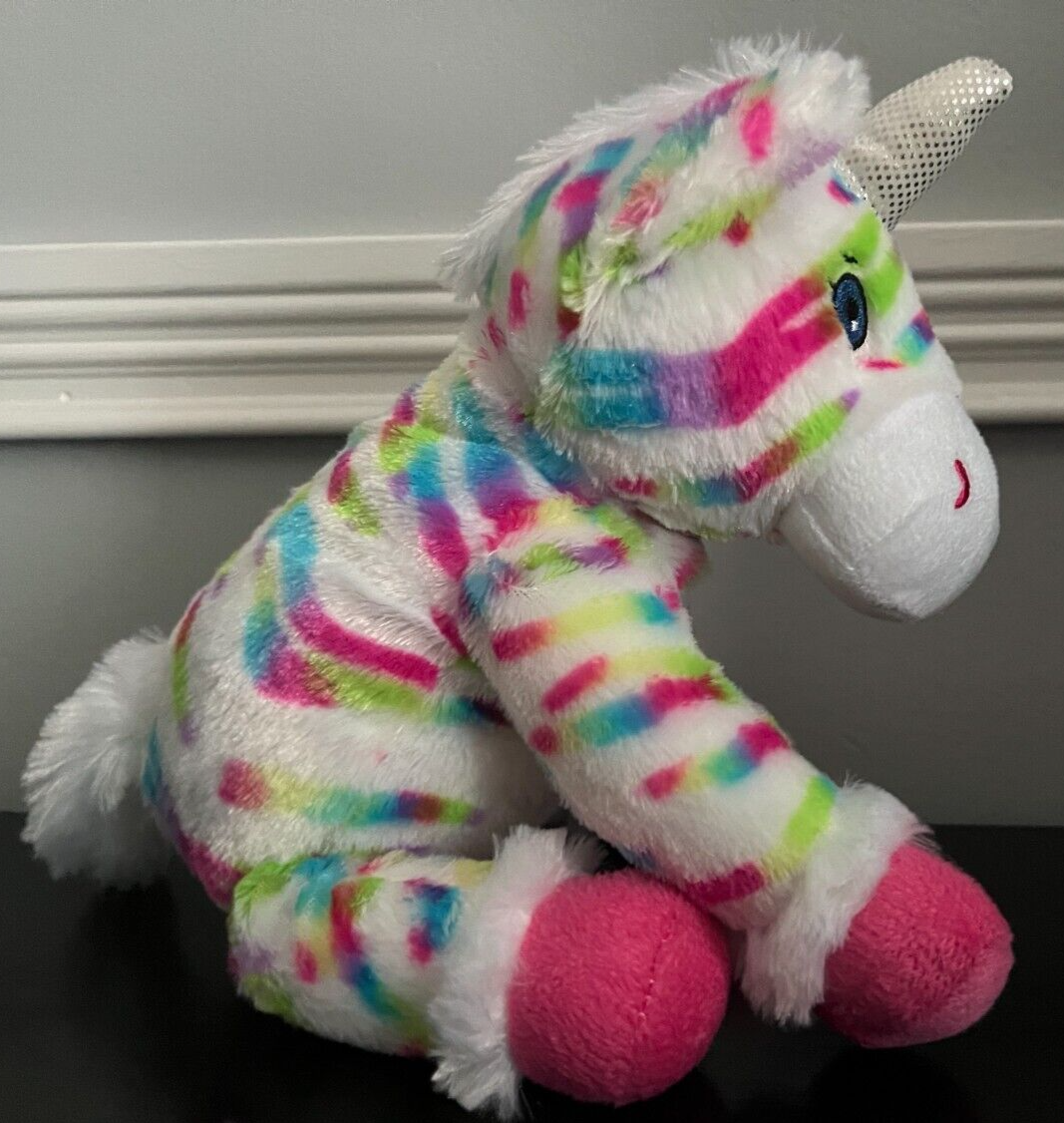 Brooklyn Progressive Rainbow Unicorn Plush Toy Stuffed Animal 11 Inches ...