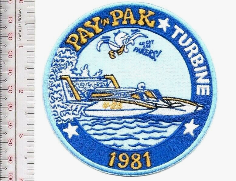 Vintage Retro Hydroplane Miss Pay'n Pak U-25 1981 Unlimited Thunderboat ...