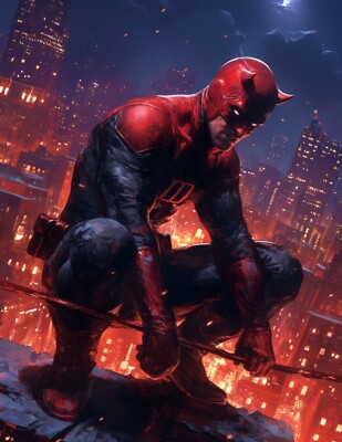 "Daredevil 3" 8.5x11 Fine Art Print Limited to Only 20 Hand-Numbered ...