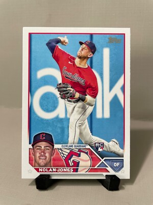 2023 TOPPS BASEBALL NOLAN JONES #129 ROOKIE CARD CLEVELAND GUARDIANS | eBay