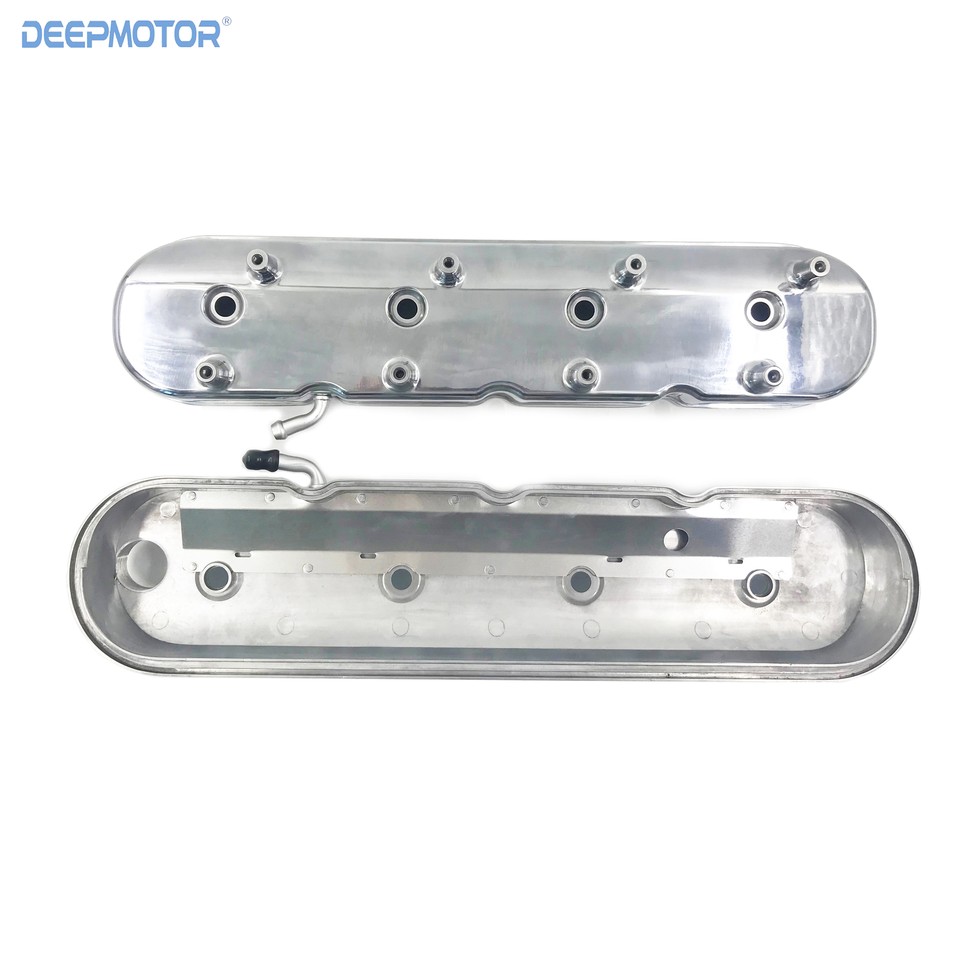 LS Cast Aluminum Tall Valve Covers for LS1 LS2 LS3 LS6 5.3 6.0 Polished ...