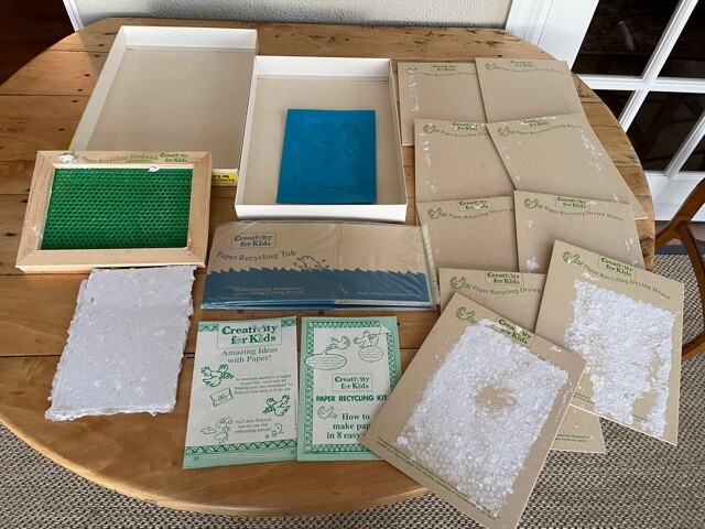 Vtg Paper Recycling Kit Make Your Own Paper Creativity for Kids ...
