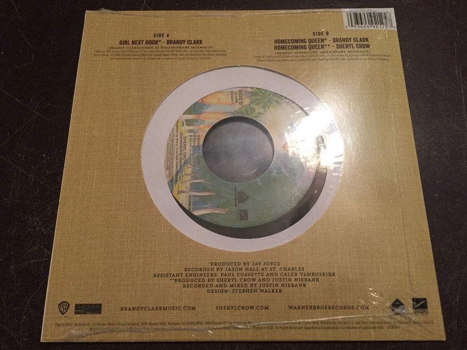 Brandy Clark Sheryl Crow Girl Next Door / Homecoming Queen 2016 RSD 7 ...