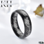 Lord of the Elvish Rings Silver Tungsten Promise One Ring Mens Comfort ...