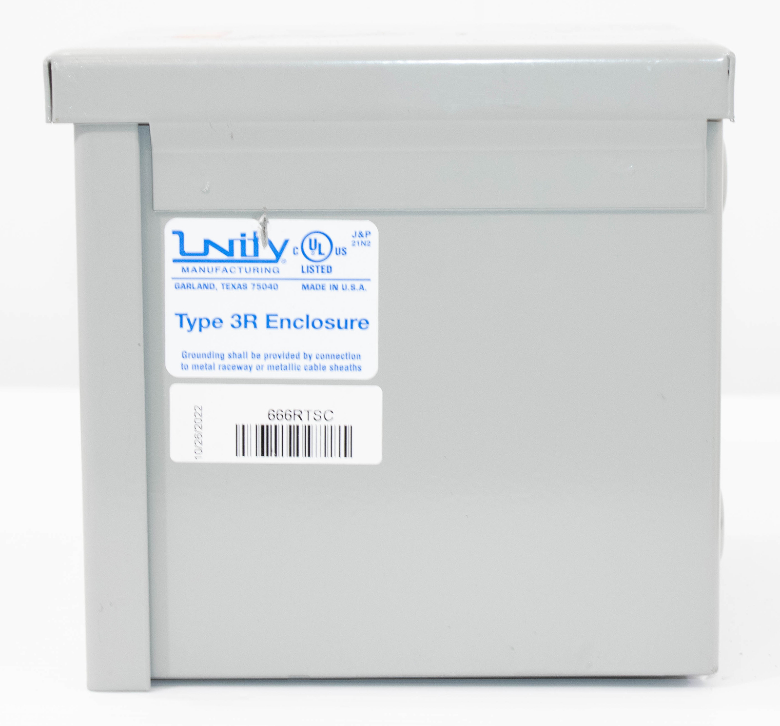 Unity 666RTSC Junction Box Electrical Enclosure 6X6X6 Nema 3R UL Type 3 ...