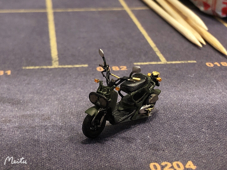 3D PRINT 1/64 motorcycle motorbike fit 1:64 figure car Mini Sand Micro ...