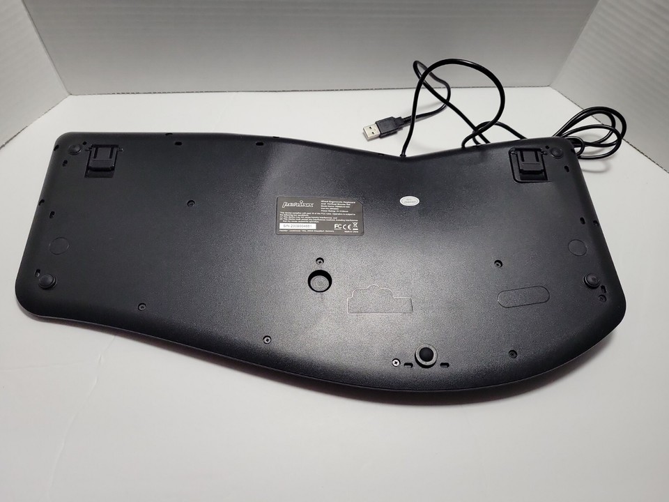 Perixx Periduo-406 Wired Ergonomic Keyboard Split Usb scrolling wheel ...