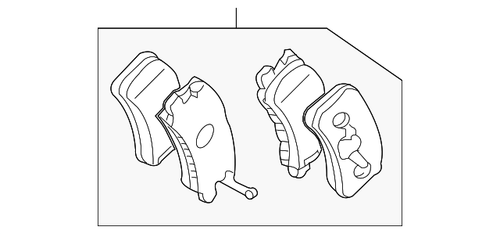 Genuine Mitsubishi Advantage Select™ Brake PadsRear MZ690845 | eBay