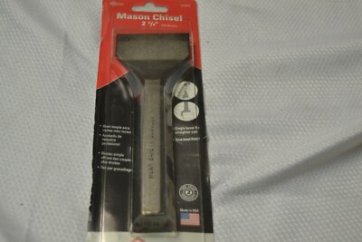 New Mayhew Select 35802 2-3/4" x 7-1/2" Mason Masonry Chisel | eBay