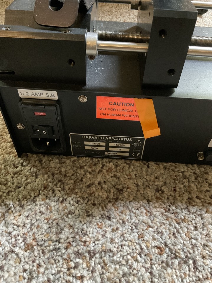 Harvard Apparatus PHD 2000 Digital Dual Syringe Infusion Pump 70-2000 ...