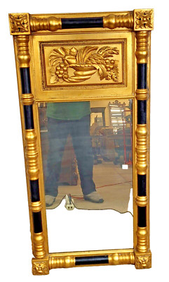 FEDERAL STYLE GOLD GILDED MIRROR | eBay