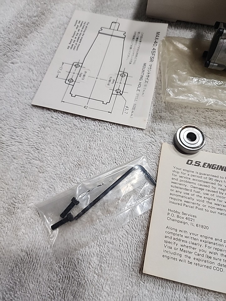 OS Max 45f Sr-H Rc Airplane Engine EXCELLENT CONDITION | eBay