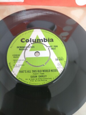 Susan Shirley - That's All This Old World Needs | eBay Australia