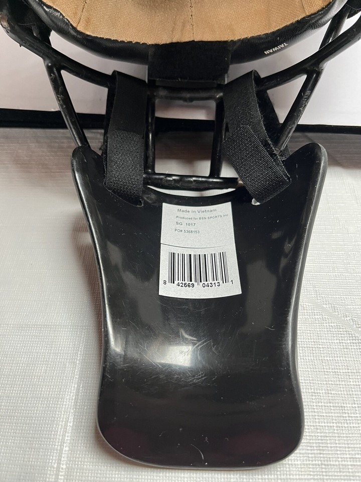 Rawlings Ai1 Baseball Catcher's Helmet, Mask & Mizuno Throat Guard ...