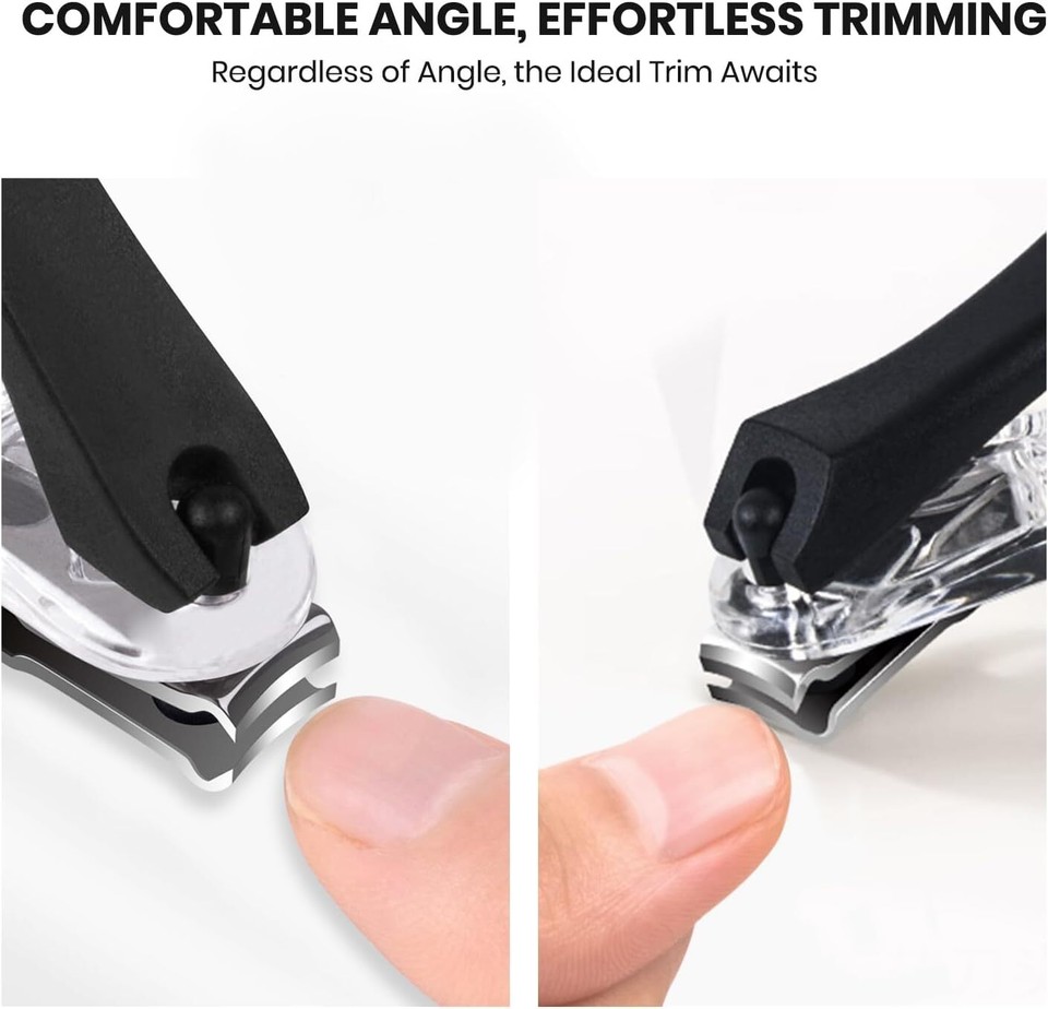 Nail Clippers for Seniors with Arthritis 360 Degree Rotary Fingernail ...