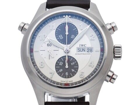 IWC Spitfire Double Chronograph IW371806 #L403 | eBay