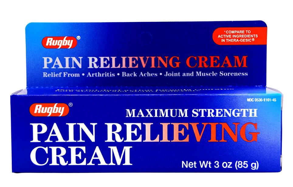 Rugby Maximum Strength Pain Relieving Cream - 3 oz | Thera-Gesic Creme ...