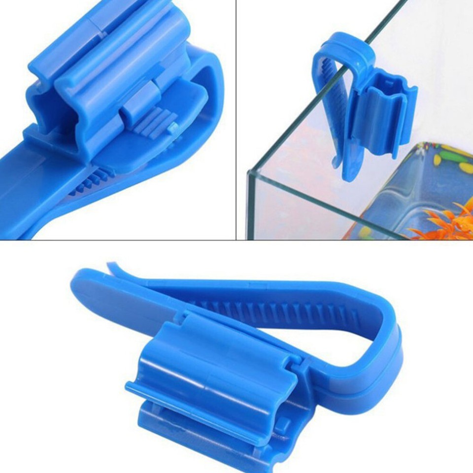 2 Pcs Water Pipe Fixing Clamp Fish Tank Drain Joints Aquarium Hose ...