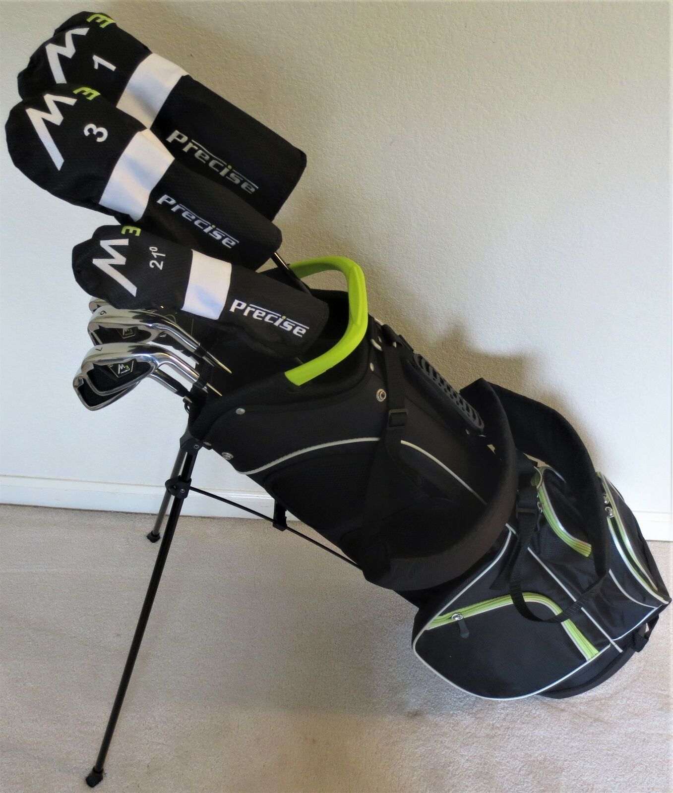 Tall Men's Complete Golf Set Driver, Wood, Hybrid, Irons Putter Clubs ...