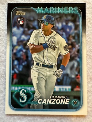 2024 Topps Series 1 #195 Dominic Canzone RC Rookie Seattle Mariners | eBay