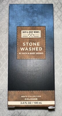 BATH & BODY WORKS Men's Collection STONE WASHED COLOGNE 3.4 FL. OZ. NEW ...