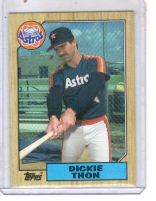 1987 Topps - #386 Dickie Thon Houston Astros baseball card | eBay
