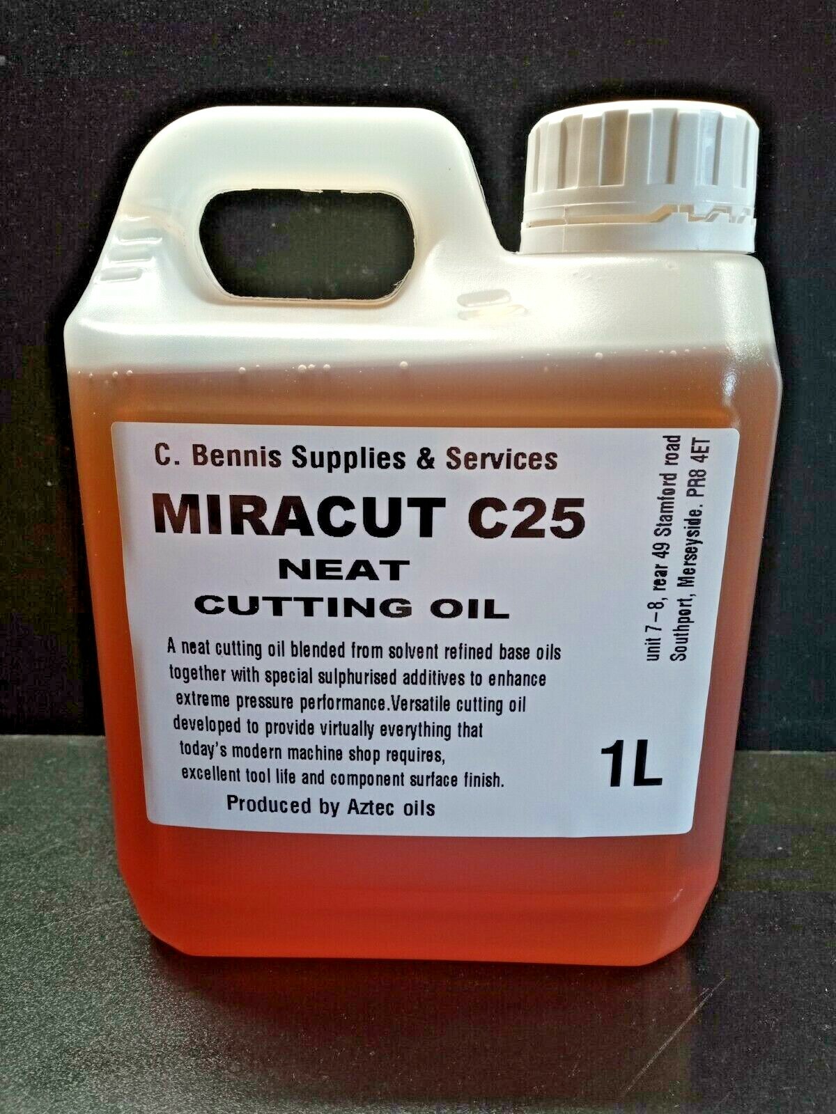 1 LTR MIRACUT NEAT CUTTING OIL FOR DRILLING, TAPPING REAMING BROACHING ...
