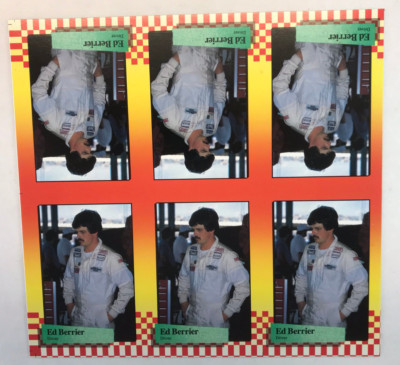 MAXX RACING 1991 UNCUT DEALER SHEET Ed Berrier Card #177 | eBay