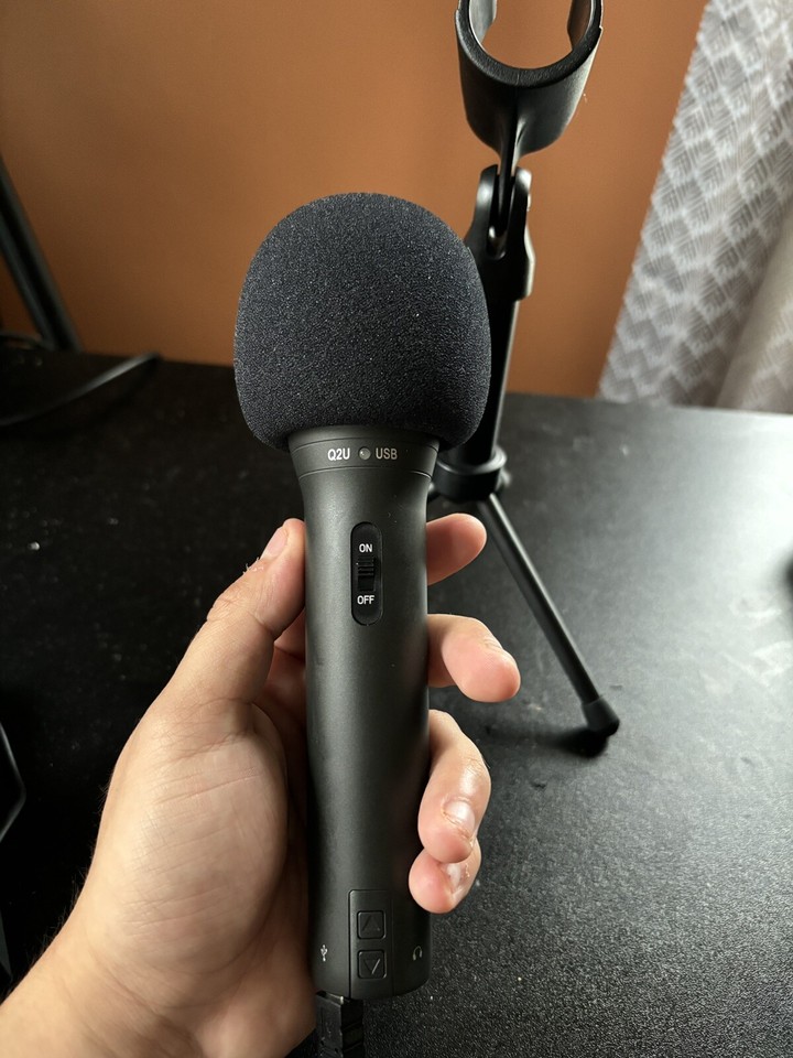 New Samson Q2U Microphone Recording and Podcasting Pack USB/XLR Dynamic ...