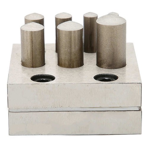 Jewelry Punch Die Disc Cutter Set 9 Holes Drop Shaped 45 Steel Jewelry ...