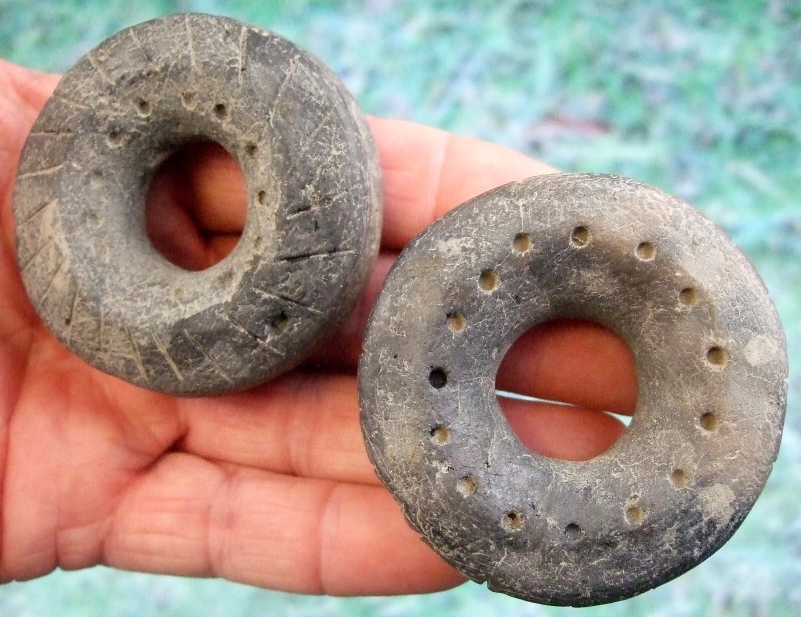 Super Fine Set of G10 Engraved Missouri Ear Spools with COA Arrowheads ...