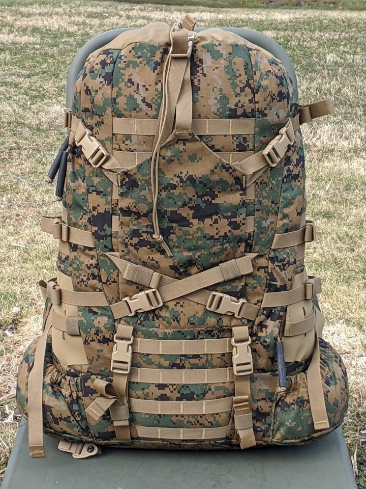New USMC Main Pack + Hip Belt +RP for ILBE Marine Digital Marpat ...