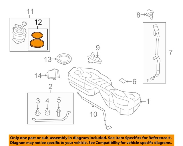 Genuine OEM Fuel Pump Tank Seal for BMW 16117194201 for sale online | eBay