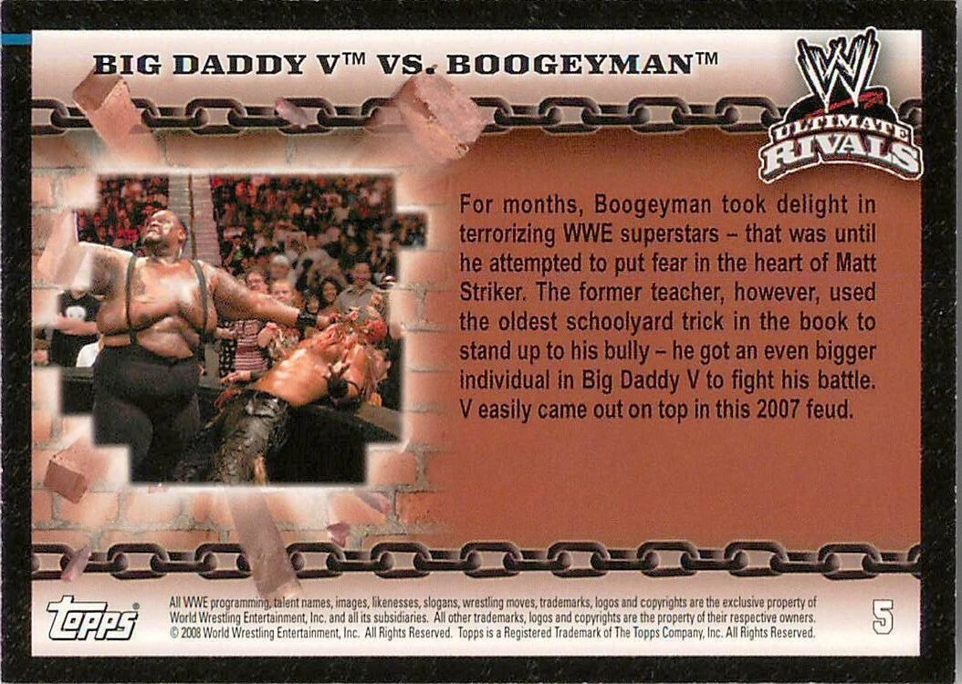 Big Daddy V Vs Boogeyman