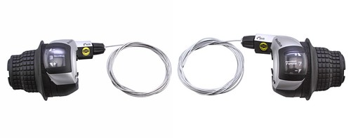 SHIMANO 21 SPEED GRIP SHIFTERS 3 X 7 Revo SIS Shift Set 7S Twist Bike ...