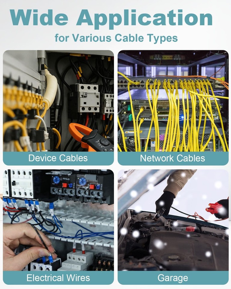 200 Pcs Cable Support J-Hook, 3/4 Inch Cable Hooks for Hanging, Wall ...