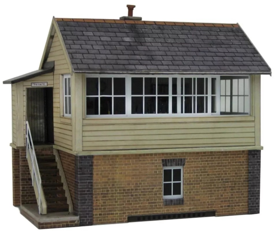 Totnes Signal Box.. Model Railway Scenery OO Gauge | eBay UK