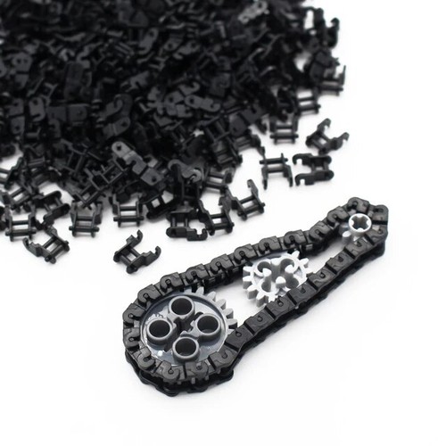 200/500pcs 3711 LEGO New Black Technic Link Chain Link Pieces tank ...